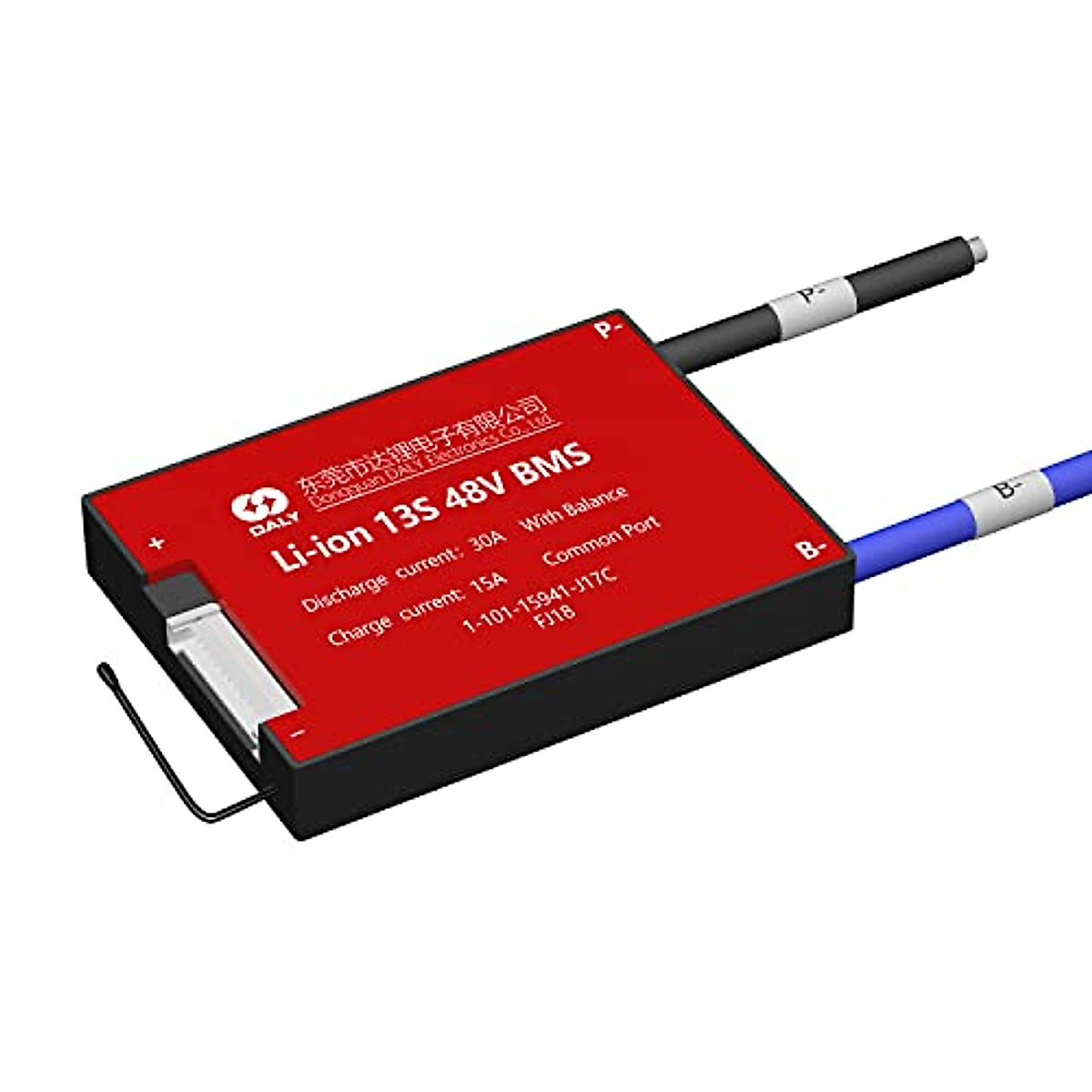 DALY BMS 13S 48V 30A Li-ion Battery Protection Module PCB Protection Board with Balance Leads BMS for 18650 Battery Pack 48V(Standard BMS,30A)