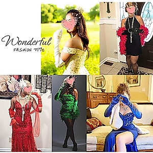 WINROLA Long Opera Party 20s Satin Gloves Stretchy Adult Size Elbow Length Wedding Bridal Gloves Halloween Party Opera Costume (Hot pink, 21.6")