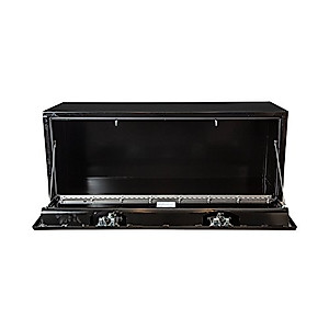 Buyers Products 1702110 Black Steel Underbody Truck Box with Paddle Latch, 18 x 18 x 48 Inch