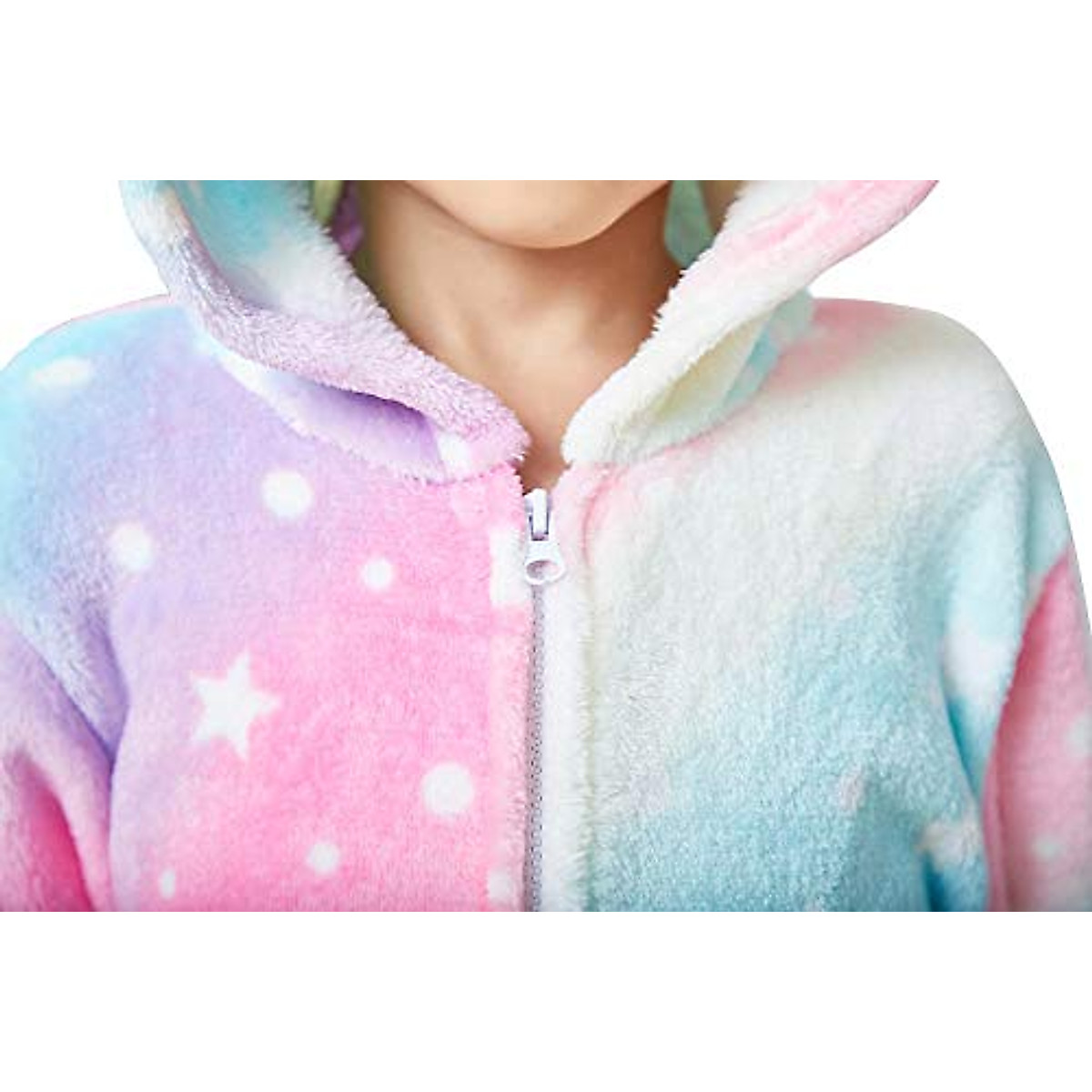 HQFURS Kids Unisex Unicorn Costume Animal Onesie Pajamas Halloween Christmas Gifts 10t