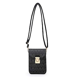 MKP Women Fashion Signature Lightweight Cute Small Crossbody Bags Cell Phone Purse Wallet Shoulder Bag With Snap Closure