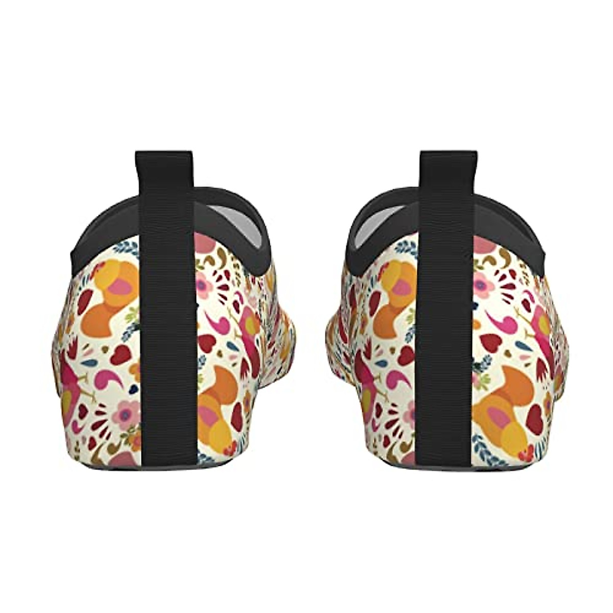 Cute Chickens Print Water Shoes for Men Women Aqua Socks Barefoot Quick-Dry Beach Swimming Shoes for Yoga Pool Exercise Swim Surf