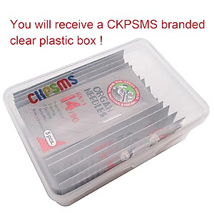 Organ Needle+CKPSMS Clear Plastic Box - Organ-HAX1 Sewing Needles Compatible with/Replacement for Singer Brand, Pfaff Brand, RICCAR Brand, NECCHI Brand,Brother Brand+(Organ-HAX1 14/90 100PCS)