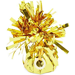 50-Pack 12-Inch Orange Latex Polka Dot Balloons for Birthday Party Decorations Supplies with 1 Gold 2.5x2.5x5-Inch Balloon Weight and 1 Roll of 10mm Wide White String