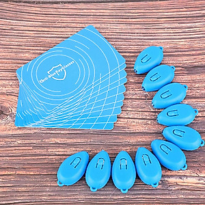 10 Set Anti-Blue Light Test Card, Professional Anti-Blue Light Test Paper Including Anti-Blue Light Card and Blue Light Generator