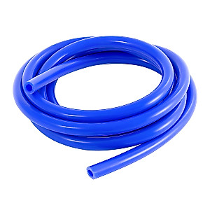 BELOMI Silicone Vacuum Tubing Hose Line, 10 Ft 1/8"(3mm) Inner Diameter Hose, High Tempterature 130PSI Max Pressure for Multiple Use, Auto Replacement Vacuum Hose Line for Vehicle Radiator (Blue)