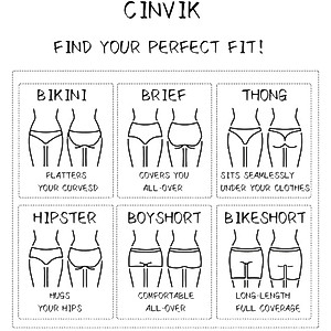 CINVIK Womens Thongs No Show Seamless Thong Underwear, Ice Silk Breathable & Cooling Assorted Hipster Tanga Packs, Size L