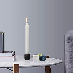 Pingiee 10 pcs Ceramic Chime Candle Holder Set, Great for Casting Chimes, Rituals, Spells, Vigil, Witchcraft, Wiccan Supplies & More (Gold+Assorted)