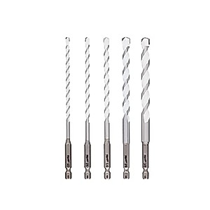 Milwaukee 5 Piece Shockwave Carbide Multi-Material Drill Bit Set