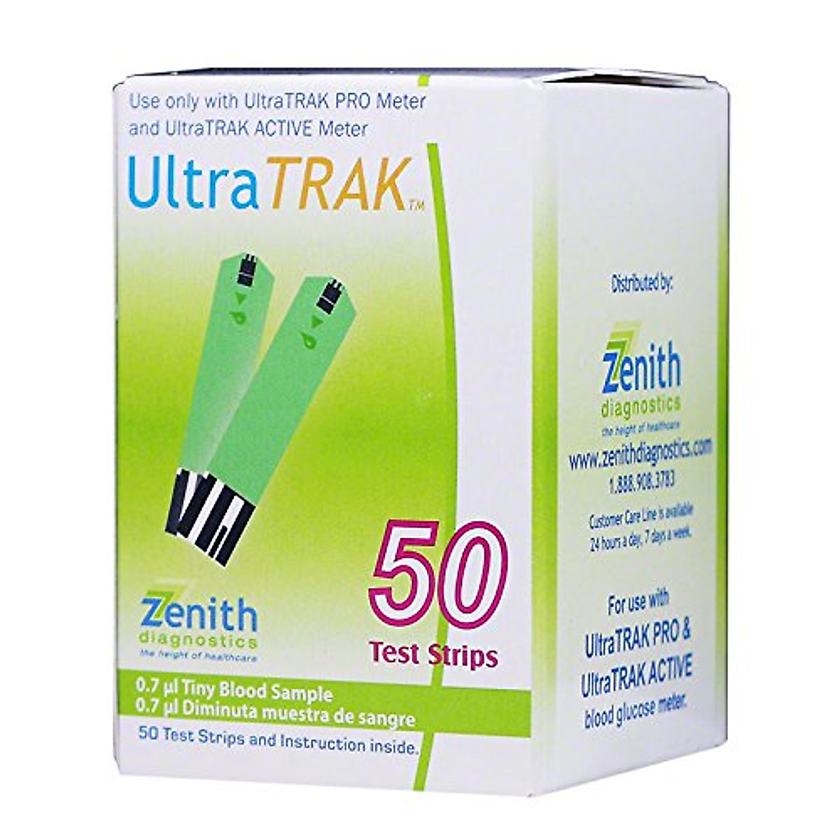 Ultra Trak Pro Blood Glucose Test Strips