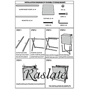 Bamboo Laundry Hamper Portable Folding Laundry Basket Organizer Collapsible Dirty Clothes Hamper with Grey Bag Lightweight for Easy Transportation