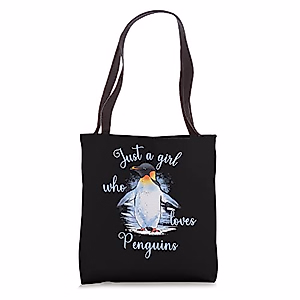 Just A Girl Who Loves Penguins Tote Bag