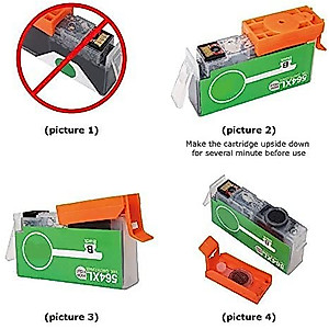 OSIR Compatible Ink Cartridge Replacement for HP 564 564XL for HP Photosmart 5520 5514 6510 6520 7510 5510 7525 7520 7515 C6380 C310a C309a C410a Officejet 4620 4622 Deskjet 3520 3521 3522 (2-Black)