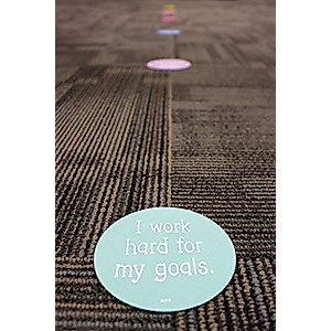 Teacher Created Resources Spot On Carpet Markers: Positive Mindset - 4" (TCR77501)