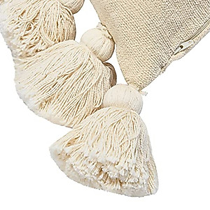 Main + Mesa Cotton Chenille Lumbar Pillow with Tassels