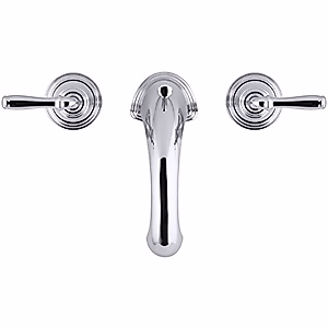 Kohler 394-4-PB Devonshire Bathroom Sink Faucet, Vibrant Polished Brass