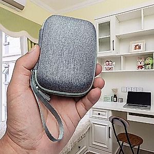 XEGIMOR Case Replacement for RG Nano Retro Handheld Game Console, Protective Storage Holder for Anbernic RG Nano Mini Handheld Game Console Accessories(Only Case) (Grey)