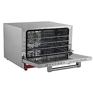 Kratos Commercial Oven, Half Size Electric Countertop Convection Oven, Holds Four Half Size Sheet Pans, 120V (29M-002)