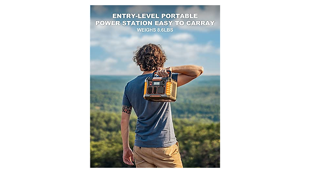 BALDR 330W Portable Power Station: Solar Generator & CPAP Backup