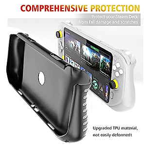 LUPAPA Silicone Cover Case for Logitech G Cloud Gaming Handheld and Screen Film Protector for Logitech G Cloud Gaming Accessories (White)