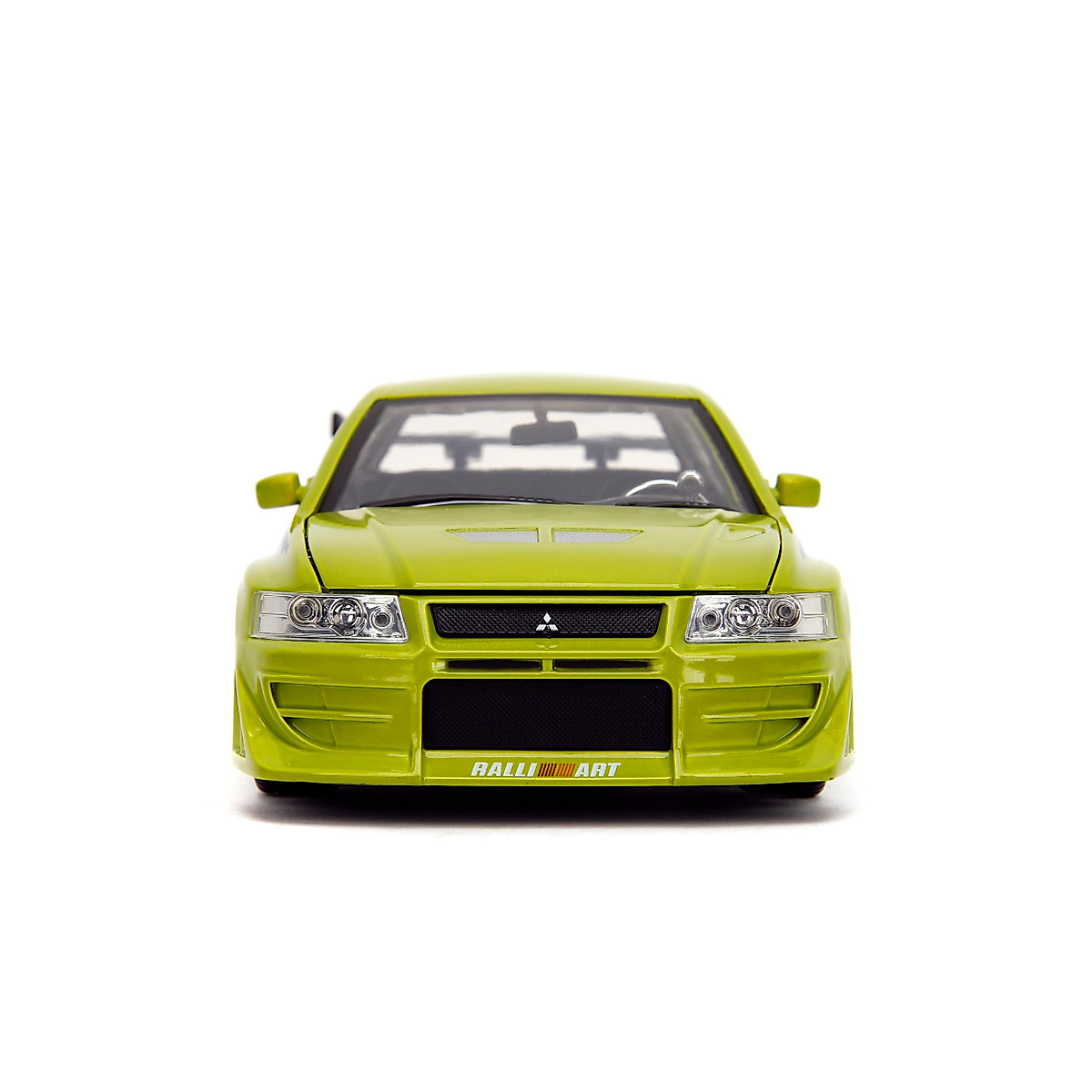 Jada Toys Fast & Furious 1:24 Brian's Mitsubishi Lancer Evolution VII Die-cast Car, Toys for Kids and Adults, Lime Green (99788)