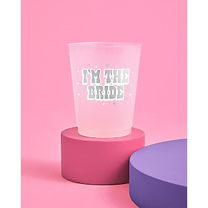 xo, Fetti Bachelorette Party Decorations Last Rodeo Reusable Cups Let's Go Girls - 16 Frost Flex Cups | Nashville Bridal Shower Gift, Cowgirl Bride Bridesmaid Favors