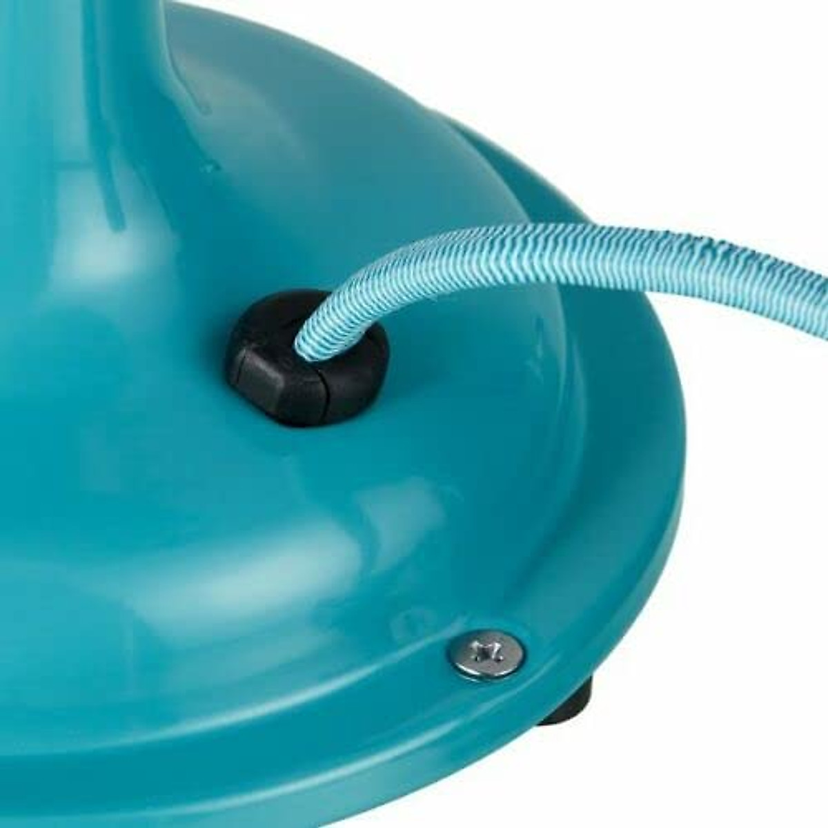 8'' Tabletop All Metal Retro Antique Style Fan Adjustable & Oscillating 3 Speeds Better Homes & Gardens, Aqua