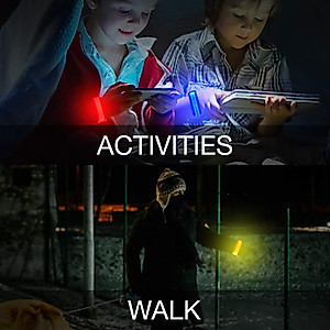 KIRALUMI 8 PCS LED Glow Bracelets, Light Up Wristbands - Glow in The Dark Party Bracelets Favors Supplies for Christmas, Concerts, Festivals, Game Prizes, Sports, Rave Accessories.