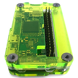 Zebra Zero Case for Raspberry Pi Zero & Zero Wireless - Laser Lime GPIO