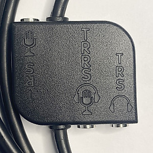 Firefly DJ "Genius Audio Splitter Cable - Mic-Enabled Universal Analog Output for Smartphones, Tablets and laptops