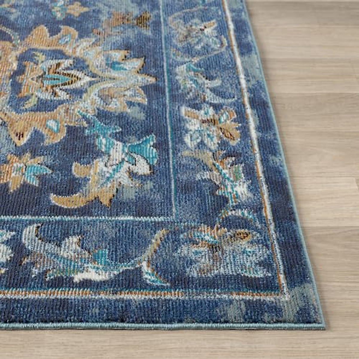 LR Home Gala Collection Area Rug, 8'9" x 11'9", Indigo Multi