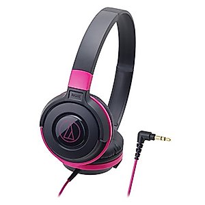 audio-technica STREET MONITORING Portable Headphone ATH-S100 BPK (Black Pink)