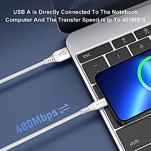 BSTOEM for IP Charger Cable 3 Foot 2Pack USB A to Lightning Fast Charging Cord 3FT for Ap [MFi Certified],for IP 14/Plus/Pro/ProMax/13/12/11/XS/XR/X/8/7/6/SE,for iPd/Air/Mini Charge Wire 3 feet