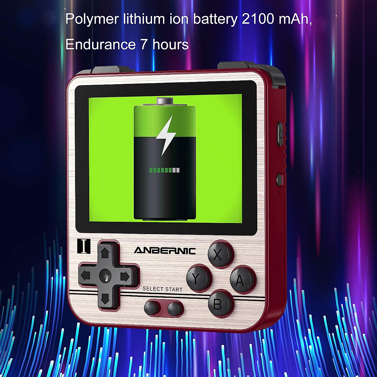 Haihuang RG280V Handheld Video Game with 64G TF Pre-Installed 5000 Classic Games Handheld Game Console 7 Hours Duration