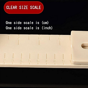 iDili Braided Thread Holder Jig, DIY Hand-Knitted Rope Woven Holder, Hand Bracelet Rope Making Tool Rope Braided Fixing Frame Plate, DIY Craft Braiding Tool with Scale, Adjustable Length