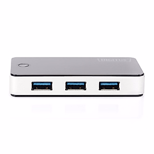 DIGITUS USB-Hub - 4 Ports - Super-Speed USB 3.0-5 GBit/s - Plug&Play - Connection Cable 66 cm - Black
