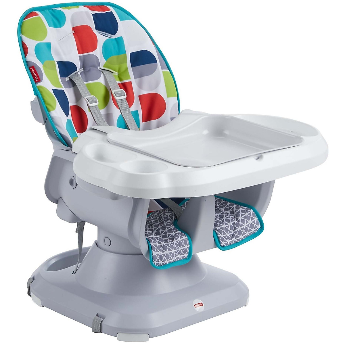 Fisher-Price SpaceSaver High Chair, Blue/Green