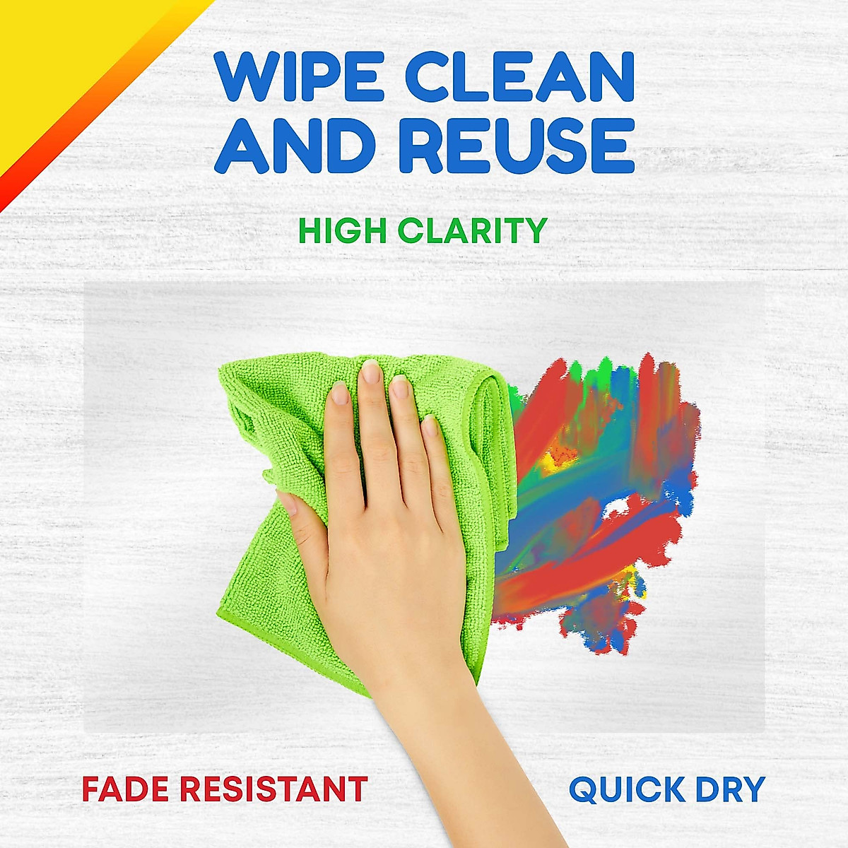 Hygloss Products Acetate Sheets for Crafts, Clear Overhead Projector Film, For Arts And Craft Projects and Classrooms, Not for Printers, 8.5” x 11”, 10 Pack