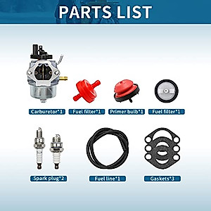 801396 Carburetor Snowblower Thrower Replacement for Brigs Straton 801233 801255