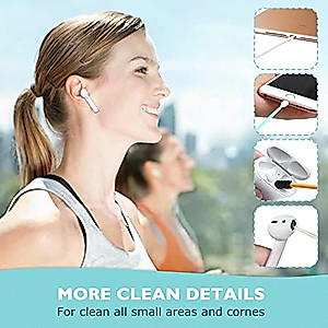 166 Pcs iPhone Cleaning Kit Airpods Cleaner kit Phone Cleaner Kit, MUIIGOOD for Charging Port iPhone Port Speaker w Screen Cleaner Spray, Putty for Phone Airpod pro Earbud Camera Electronics Cleaning