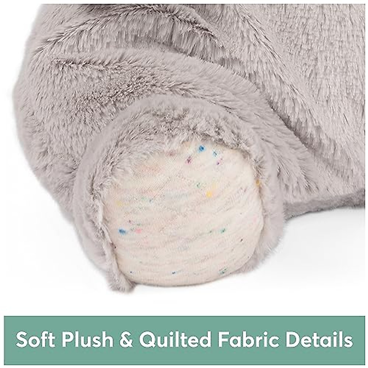 GUND Baby Oh So Snuggly Elephant Large Plush Stuffed Animal for Babies and Infants, Ash Grey, 12.5”