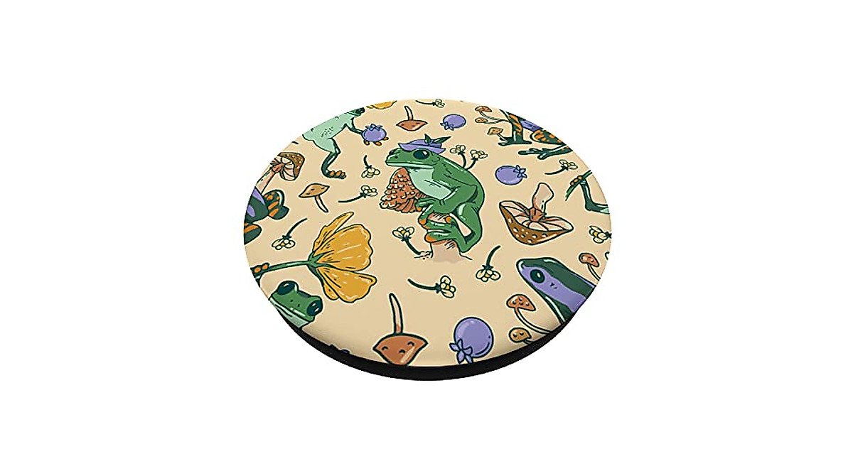 Cute Cottagecore Frog Vintage PopGrip - Trendy & Unique