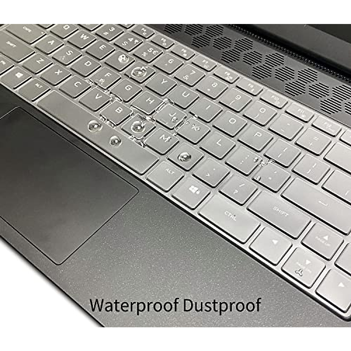 Keyboard Cover for Dell Alienware M15 R6 & M15 R5 Gaming Laptop, Dell Alienware X16 M16 M1, Dell Alienware x15 R1 & x17 R1, Dell G16 7630 7620 Gaming Laptop Keyboard Skin Cover Protector, TPU