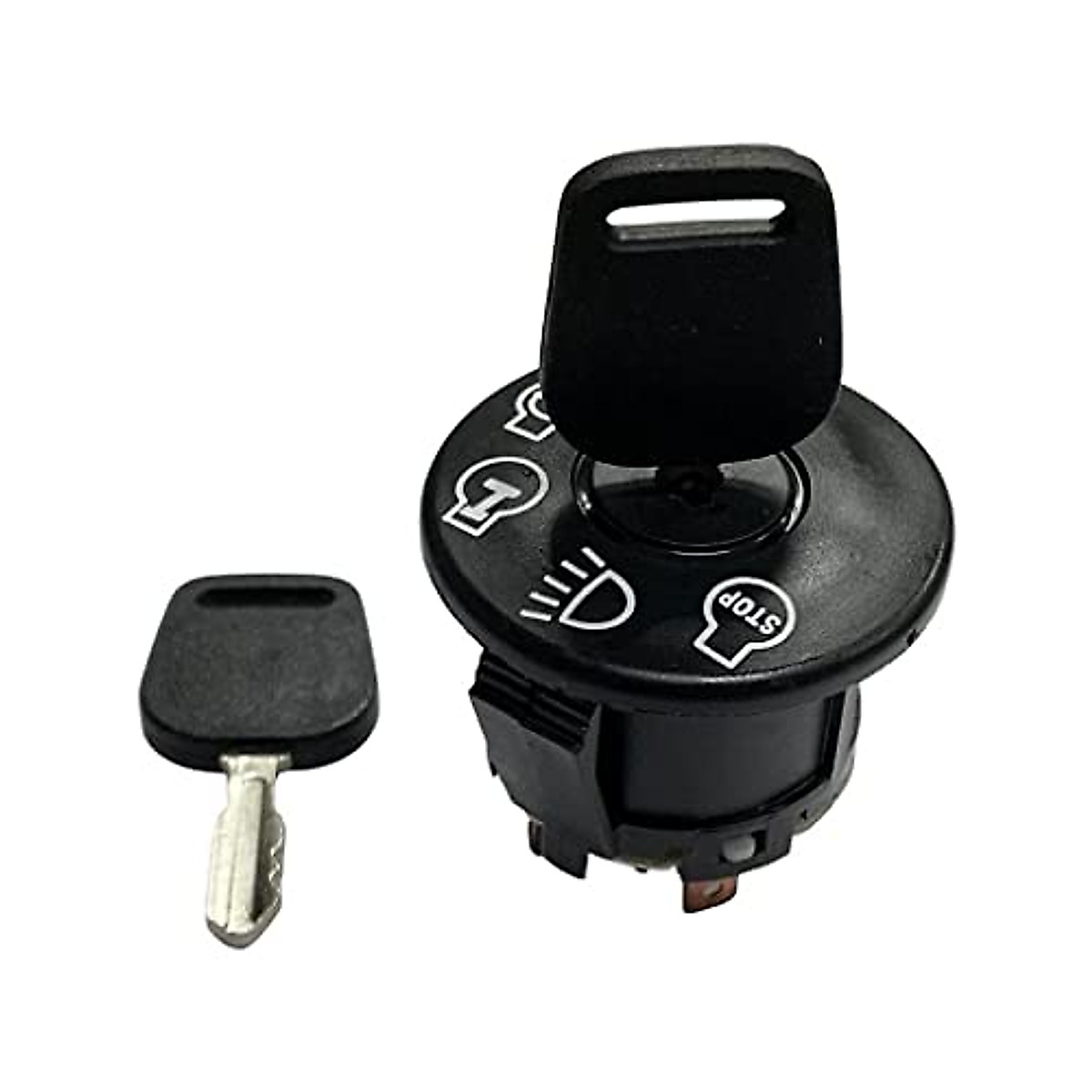 VIRTIONZ MWIRE Ignition Switch with Two Keys Replacement CompatibleReplacement for Husqvarna 532175566 || 175566 || for Riding Lawn Mowers