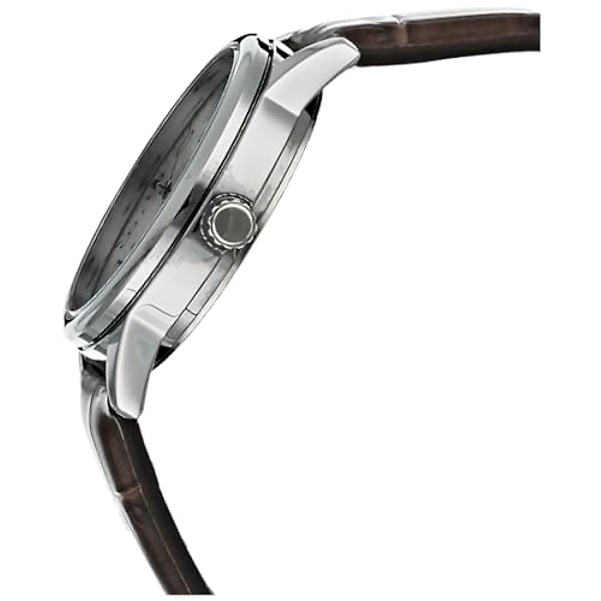 Casio #MTP-V002L-7B Men's Standard Analog Leather Band Easy Reader Day Date Watch