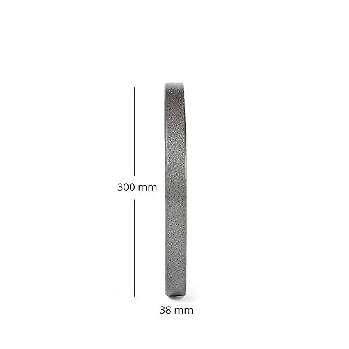 Titan Fitness 25 LB Cast Iron Olympic Plates, Sold In Pairs, Classic Weight Plate Design, Silver Hammer Finish