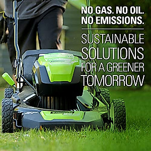 Greenworks Pro 80V 21" Brushless Cordless Lawn Mower, 4.0Ah Battery and 60 Minute Rapid Charger Included