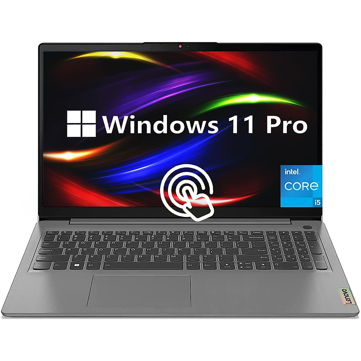 Lenovo IdeaPad 3i Laptop, 15.6 Inch FHD Touch Screen Display, Intel i5-1135G7, 20GB RAM, 1TB SSD, Windows 11 Pro, SD Card Reader, for Business, College Students, Arctic Grey, TDU