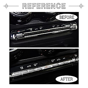 1797 for Mercedes Benz Accessories 2020-2022 CLA GLA GLB GLE GLS A-Class Bling AC Button Covers Air Conditioning Control Switch Caps Crystal Silver 9Pcs/Set