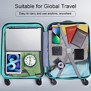 1200Watts Travel Adapter and Converter Combo Step Down Voltage 220V to 110V for Hair Dryer Steam Iron Laptop MacBook Cell Phone Travel Adapter Converter for US to UK Europe AU Over 150 Countries